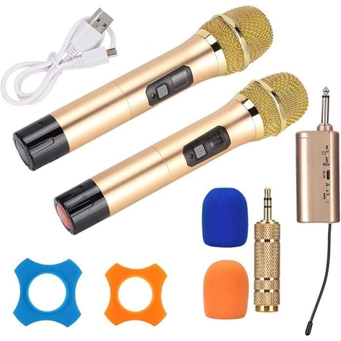 Microphone Micro sans Fil Portable, Microphone HD sans Fil UHF Portable ...