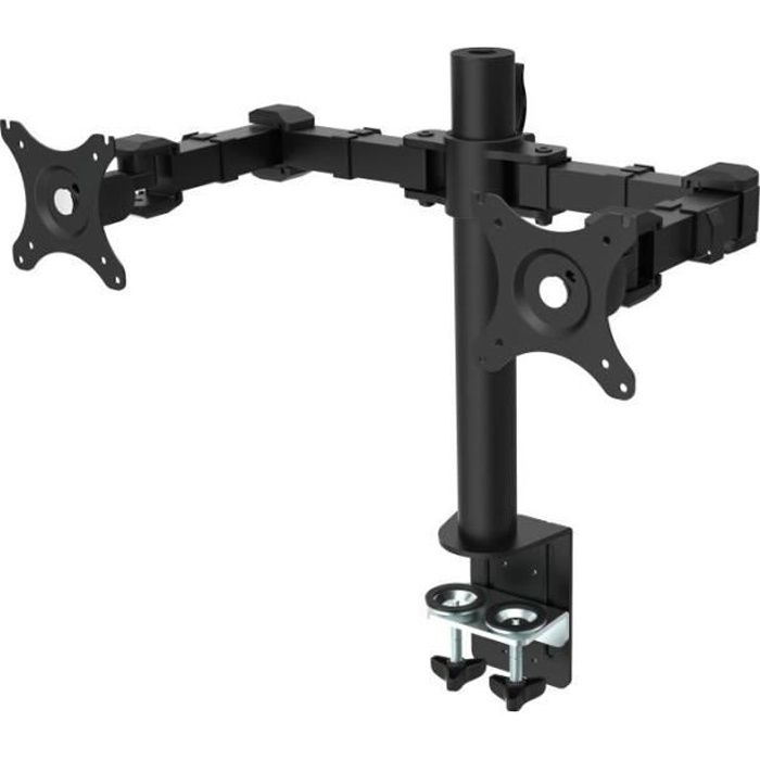 Ergosolid NF12 - Support bureautique robuste sur pied pour deux écrans ...