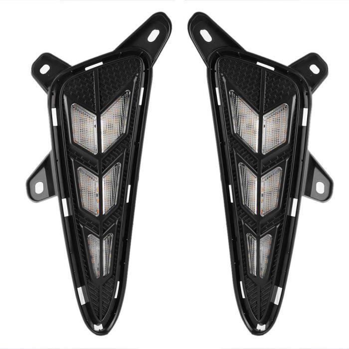 Garosa Éclairage diurne à LED LED Feu de Circulation Diurne Lampe de ...