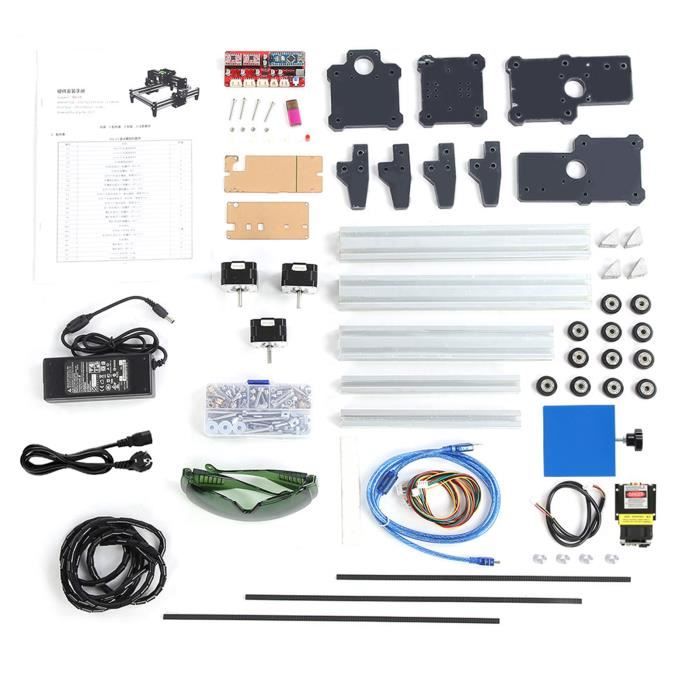 GOTOTOP Machine de gravure 100-240VAC 7W DIY Mini Kit d'imprimante de ...