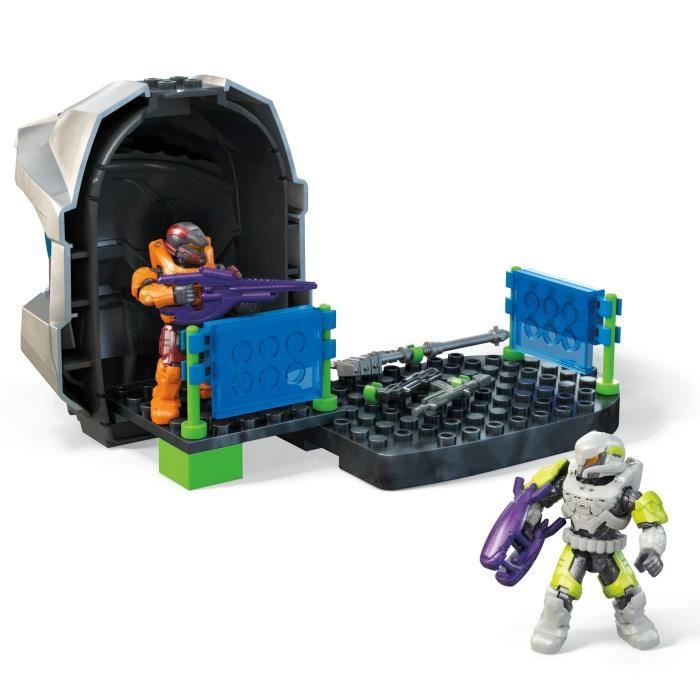 Mega Construx Halo Spartan casque - HDP54 - Pack 2 pcs Micro Figurines constructibles articulées ...