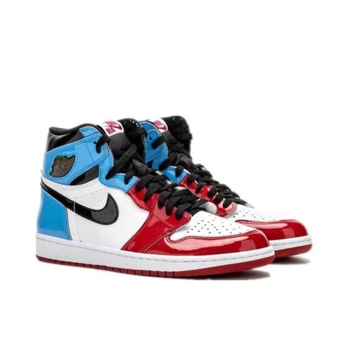 Basket Air-Jordan 1 High OG Fearless UNC Chicago Chaussure de Sport ...