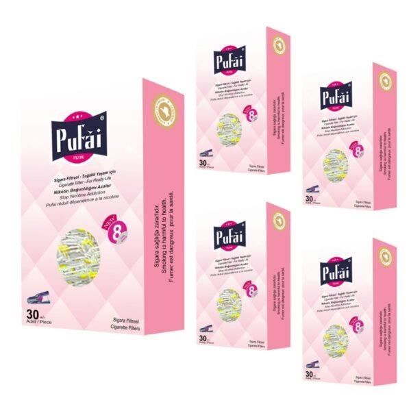 Pufai Filtres à Cigarettes Ordinaires Compatibles 8mm Standard 150 ...