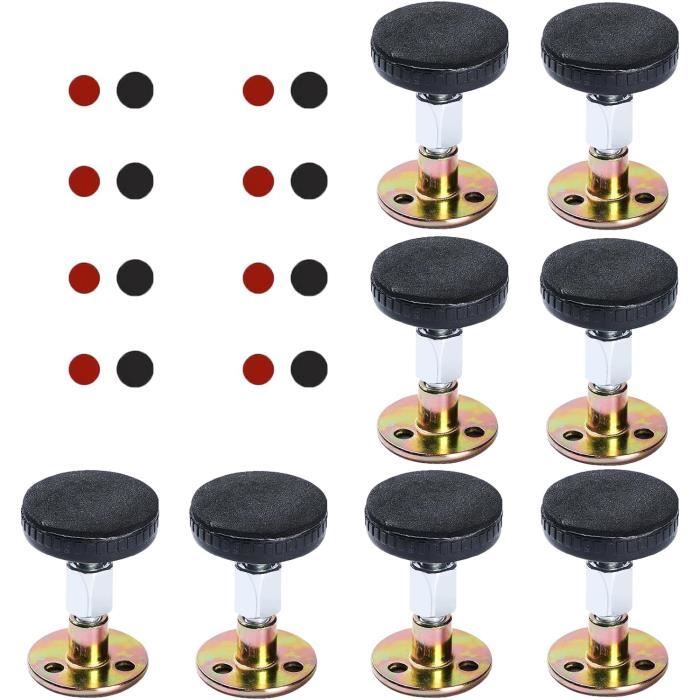 8 Pièces Pied Reglable Pour Plan De Travail, Pied Inox Reglable Pour ...