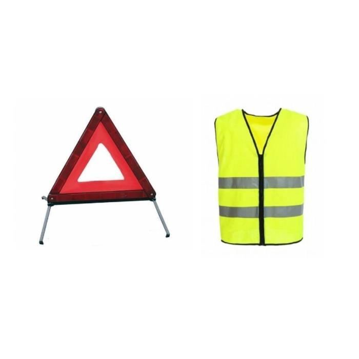 Kit gilet et triangle de signalisation - Cdiscount Auto