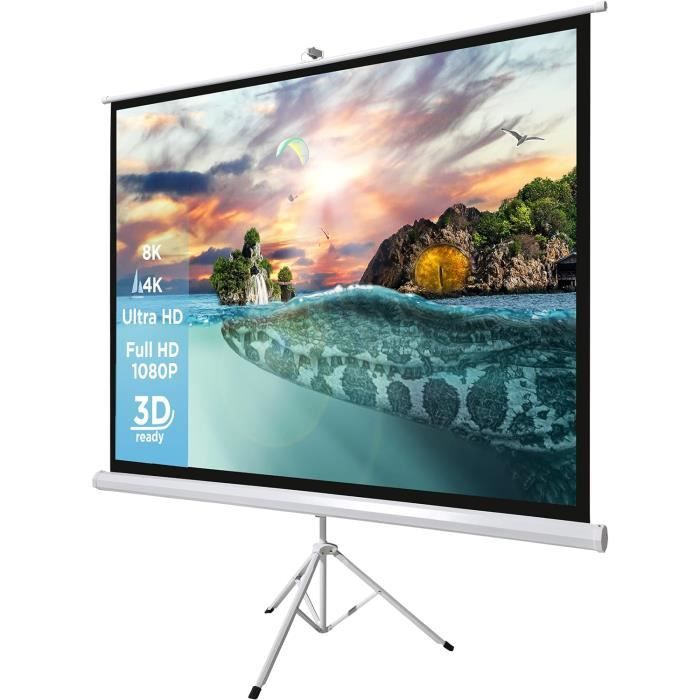 Basic Écran De Projection Portable Sur Trépied - Montage Et Démontage ...