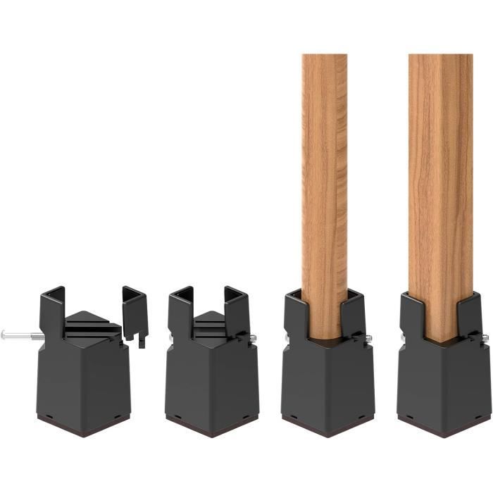 Rehausseurs De Meubles Réglables 7,5 Cm Avec Pince À Vis, 3 Pouces ...