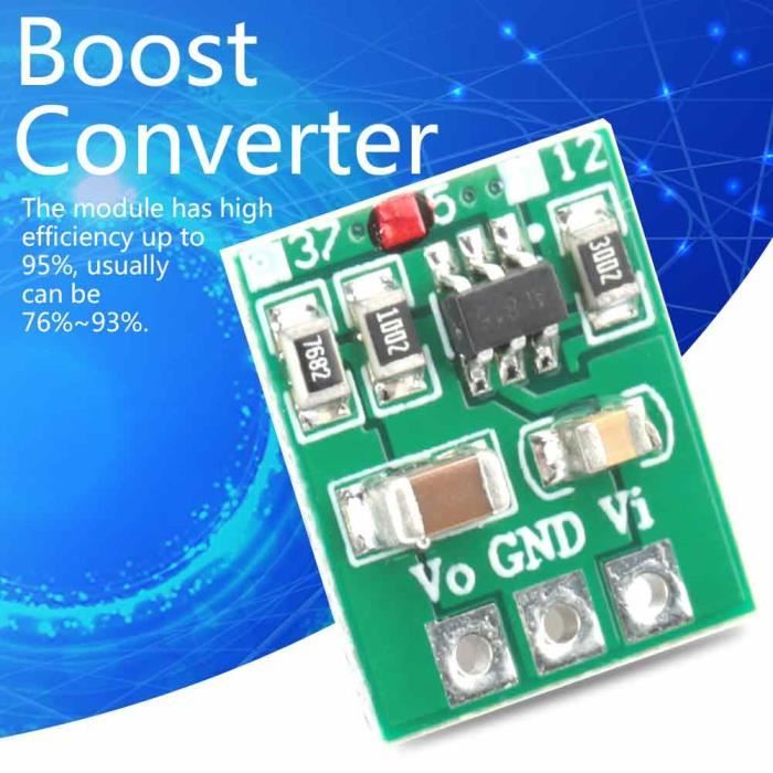 YOSOO Module Boost Mini DC-DC Boost Converter Board Voltage Step up Module 5V quincaillerie ...