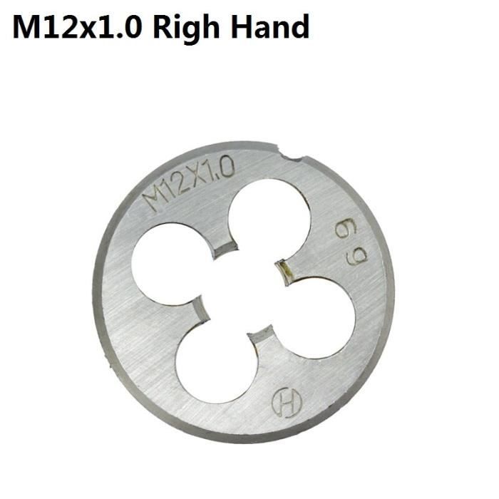 FILIERE - BUSE DE FILAGE - TARAUD,M12x1.0--Matrice de filetage à main ...