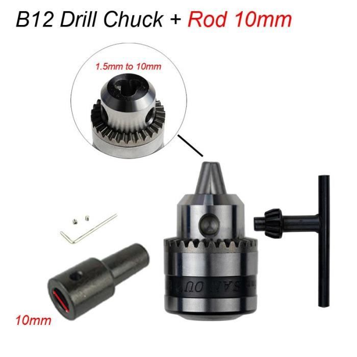 TRINGLE - EMBOUT TRINGLE,Chuck Shaft 10mm--Mini mandrin de perceuse ...