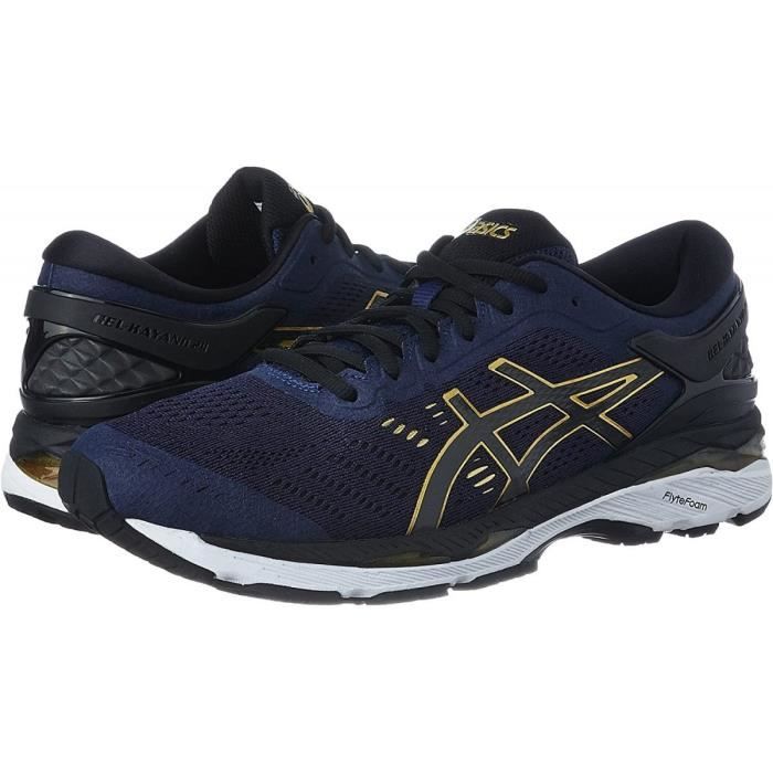 Chaussures de course ASICS GEL KAYANO 24 T749N 5890 Bleu marine Mixte Intensif Cdiscount Sport