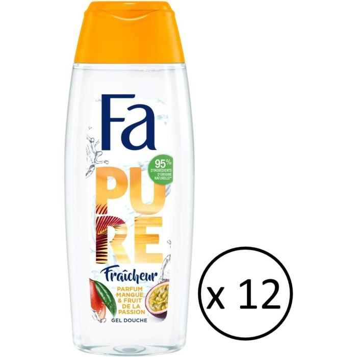 Gamme Pure Fraîcheur - Pack De 12 Gels Douche Mangue & Fruit De La ...