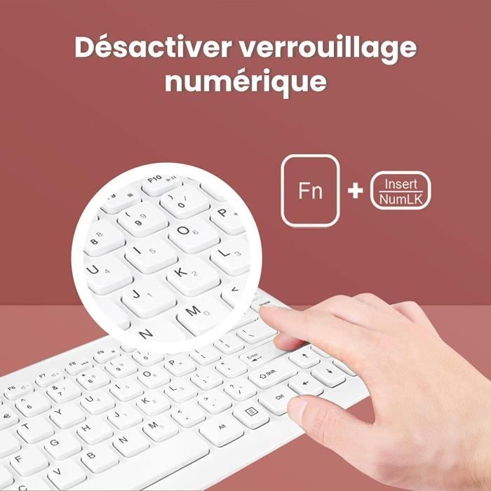 Mini Clavier Bépo USB Filaire - Clavier Chiclet avec 11 Touches de ...