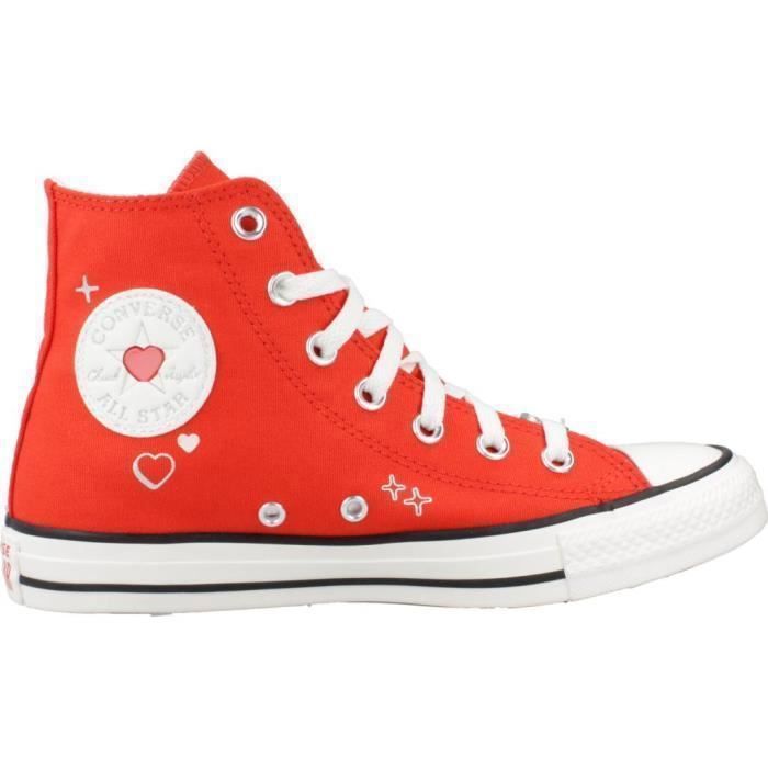 Baskets - CONVERSE - CHUCK TAYLOR ALL STAR Y2K HEART - Rouge - Femme ...