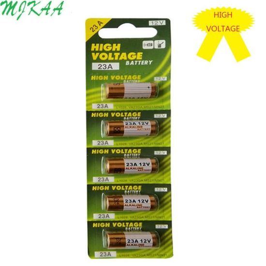12v-Batterie Alcaline Sèche 23ae 23ga A23 A23s E23a El12 3lr50 V23ga ...