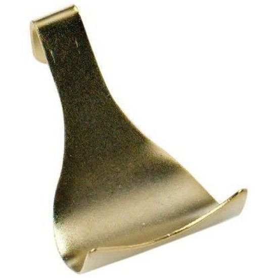 Bulk Hardware Lot de 20 crochets tableau fixation sur rail laiton ...