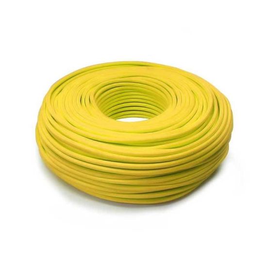 Câble éléctrique textil 2x0.75, 1m - Jaune - Cdiscount Bricolage