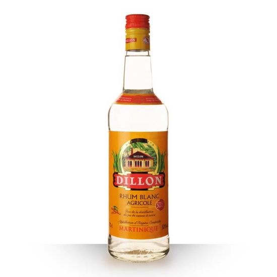 Rhum Dillon Rhum Blanc Agricole 50° 70cl - La cave Cdiscount
