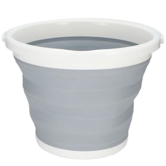 Seau pliant 10L seau pliable Portable conteneur d'eau pliable en plein ...