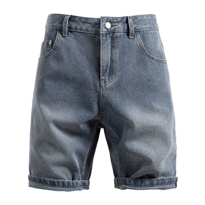Short Homme,Short Jean Homme Skinny fit Extensible Slim,Shorts en Jean ...
