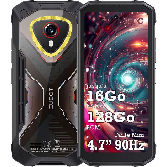 CUBOT Kingkong Mini 4 Telephone Portable Incassable 16Go + 128Go 4.7 ...