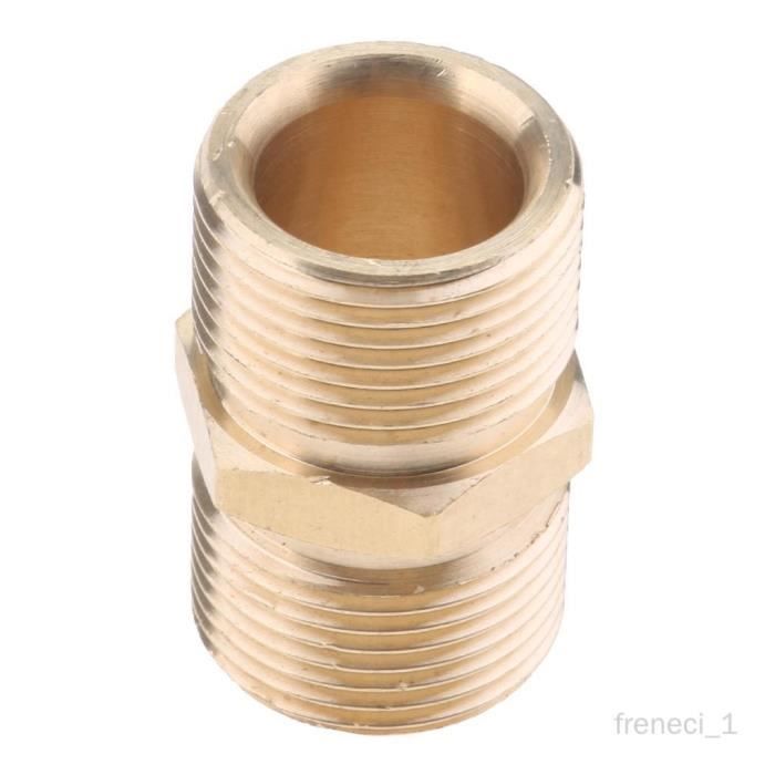 Raccord Tuyau Laiton Pivotant Laveuse à Pression Embout Plomberie ...