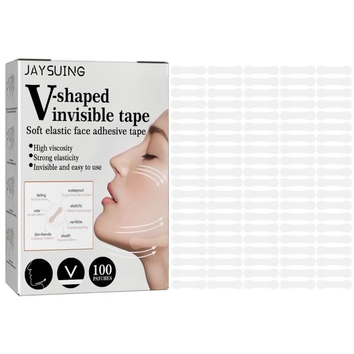 V-lift invisible patch : resserre le double menton, crée un V de ...