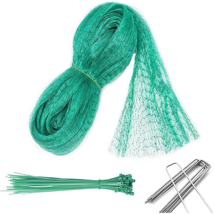 Filet Anti-Oiseaux Vert, Filet de Jardin, 4 * 10m Vert Jardin Oiseau Filet, Filet de Protection ...