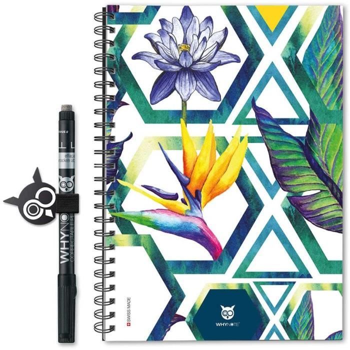 Bloc note ECO A5 – votre tableau blanc et son stylo effaçables dans un ...