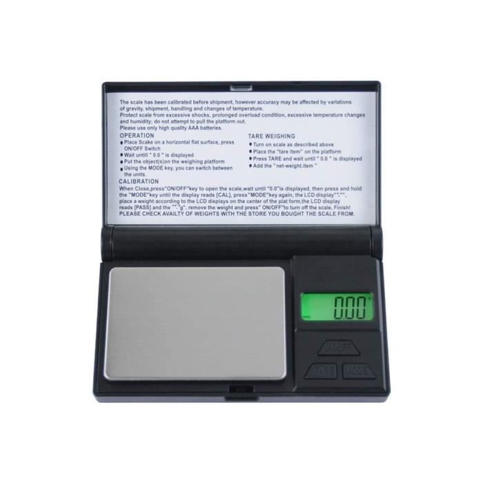 Balance Électronique Numérique Mini Balance De Cuisine Précise 0,01 G ...