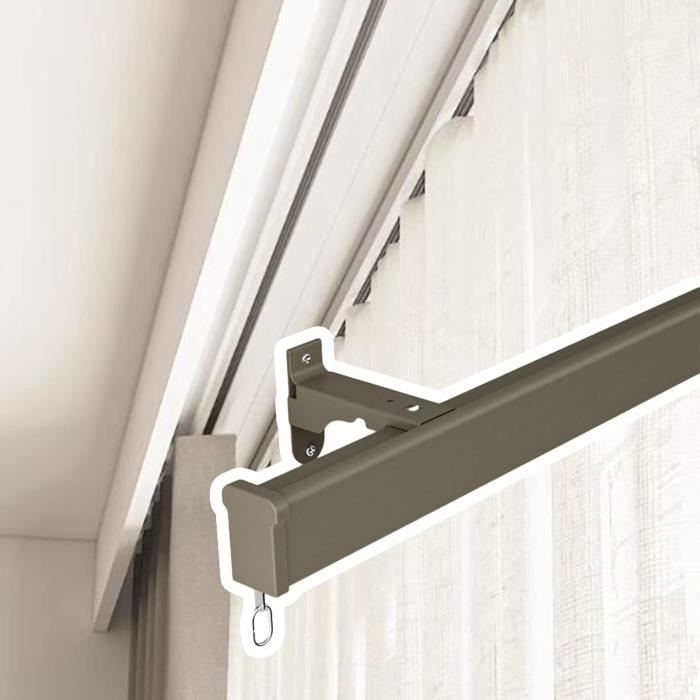 Tringle Rideau Rail De Rideau Sans Perçage Monté Au Plafond, Baie ...
