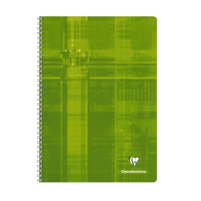 CLAIREFONTAINE Cahier Reliure Intégrale 21 x 29,7 cm 100 Pages ...