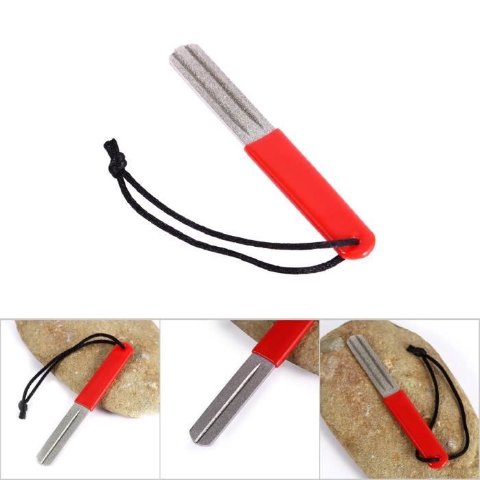 GAD File Diamond Double Groove Grinding Tool Fish Hook Sharpener with ...