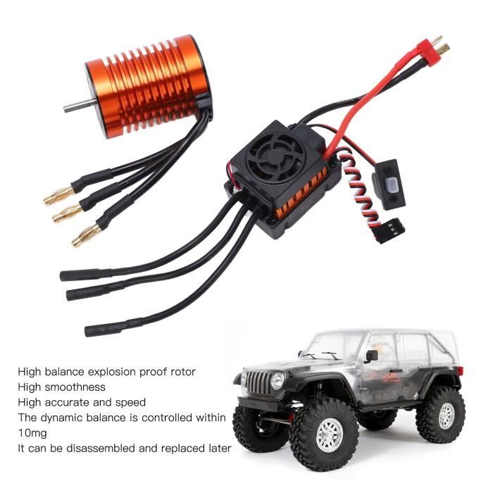 TIM® Zerone ensemble ESC moteur F540 4370KV RC moteur balai 60A ESC ...