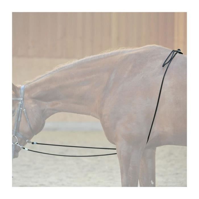 Enrênement pour longe cheval Kavalkade HO - black - TU - Cdiscount Sport