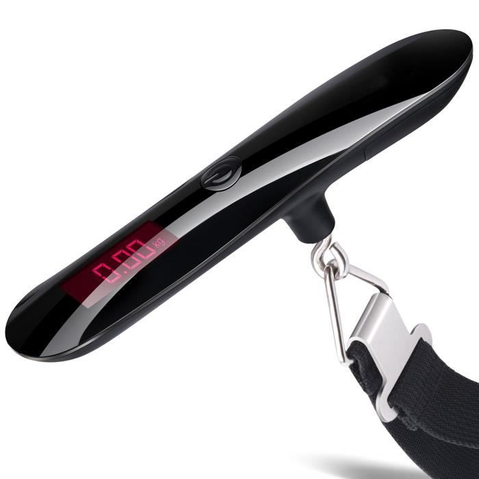 Pèse Bagage Valise Electronique Balance Portable Max 50Kg/110Lb(lb,g,kg ...