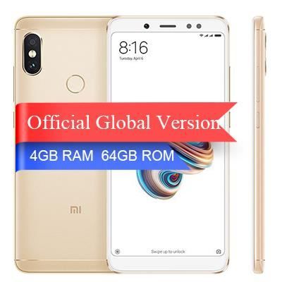 Xiaomi Redmi Note 5 4G Smartphone Version Globale 4+64 Go 5,99 pouces ...