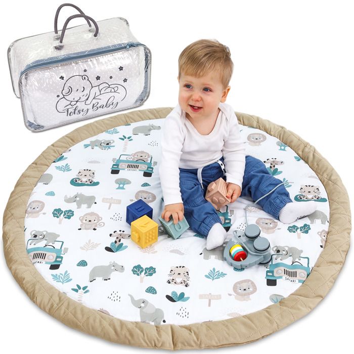 Coussin de sol enfants TOTSY BABY - modèle Afryka - 100 x 100 cm ...