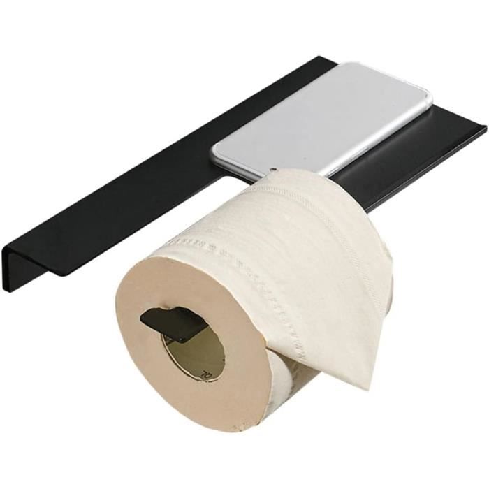 Porte Papier Toilette Avec Tablette Support Papier Wc Sans Percage ...