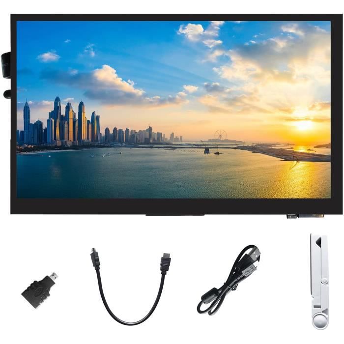 Écran 7 Pouces Lcd Hdmi Écran Ips Résolution 1024X600 Moniteur Module Lcd Hdmi 7" Pour Raspberry ...