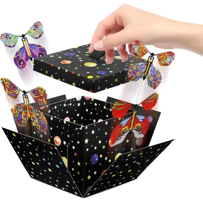 Boîte À Cadeau Surprise, Boîte Surprise Explosion 12X12X12 Cm, Boîte À ...