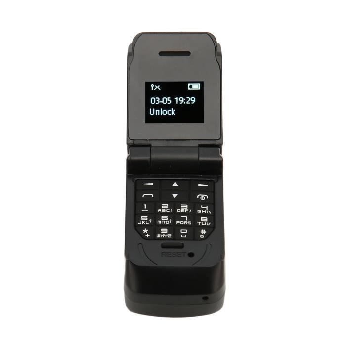 Téléphone à clapet - VBESTLIFE - Mini téléphone GSM 2G - Écran OLED 0 ...