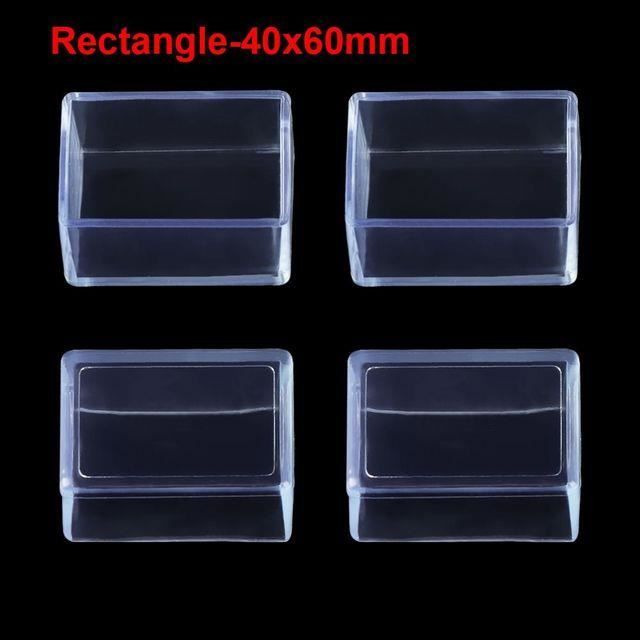PIED DE MEUBLE,Rectangle-40x60mm--Bouchons de pieds de chaise en ...