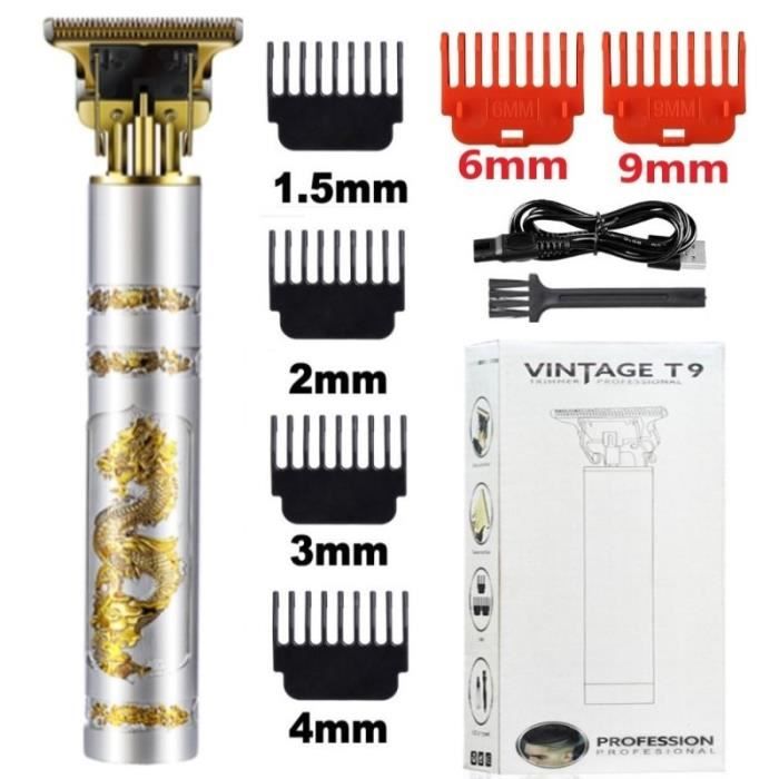 TONDEUSE A BARBE,White dragon--T9 Tondeuses À Cheveux Rasoir Pour ...