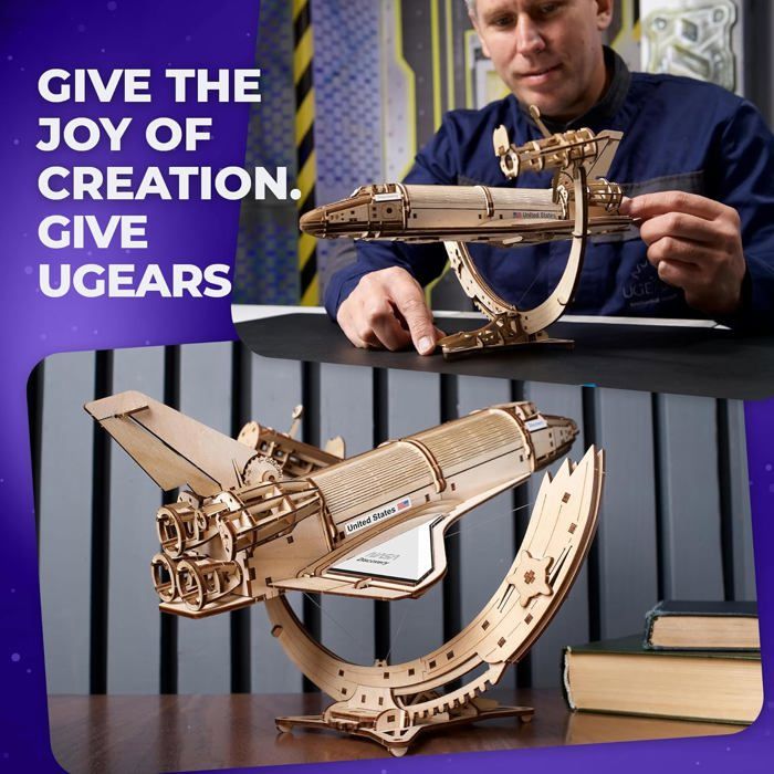 UGEARS Navette Spatiale Discovery de la NASA Maquette eois à Construire ...