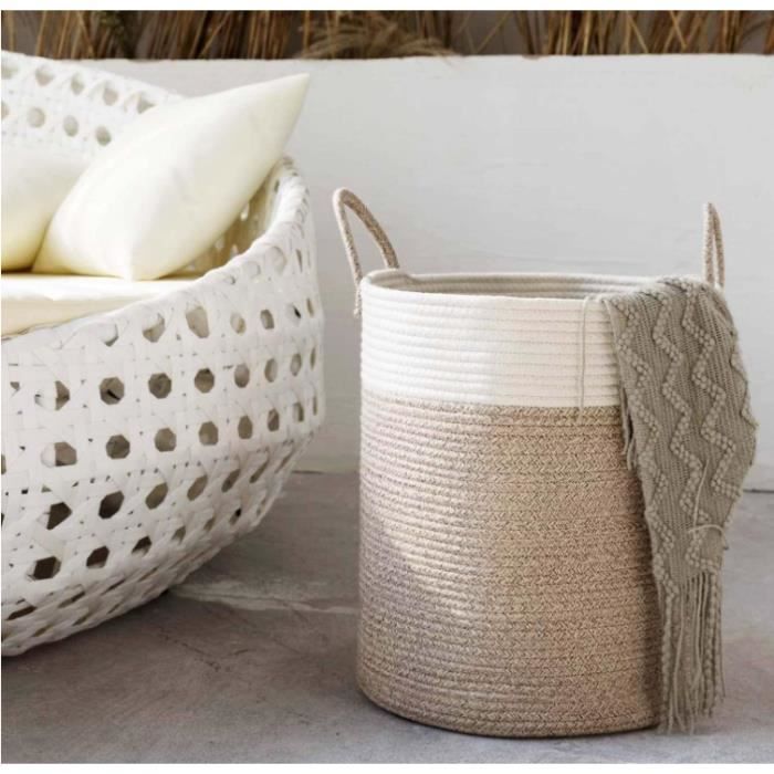 Grand Panier à linge Pliable Avec Anse Panier de Rangement Pour Jouets ...