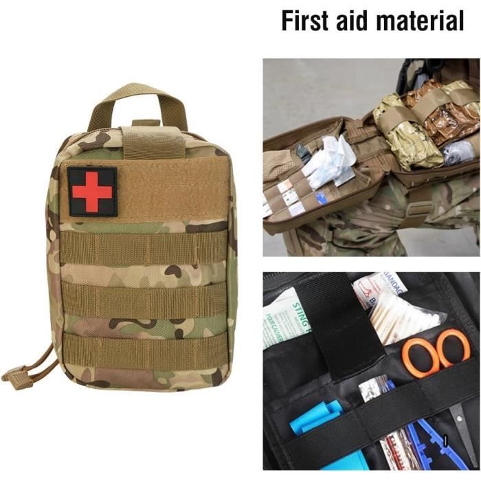 VGEBY Trousse d'urgence de Survie Sac Médical de Premiers Secours Trousses de Soins Molle pour ...