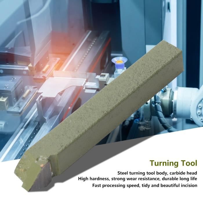 Qqmora Outil de tournage Ensemble d'outils de tournage de soudure à pointe de carbure, Kit d ...