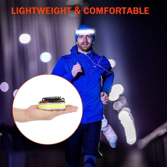 Lampe frontale LED haute luminosité, légère et étanche, idéale pour la ...
