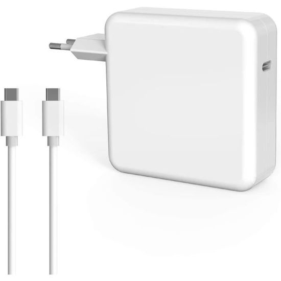 Chargeur USB C,87W USB C Adaptateur Secteur pour MacBook Pro 16" 15" 13 ...